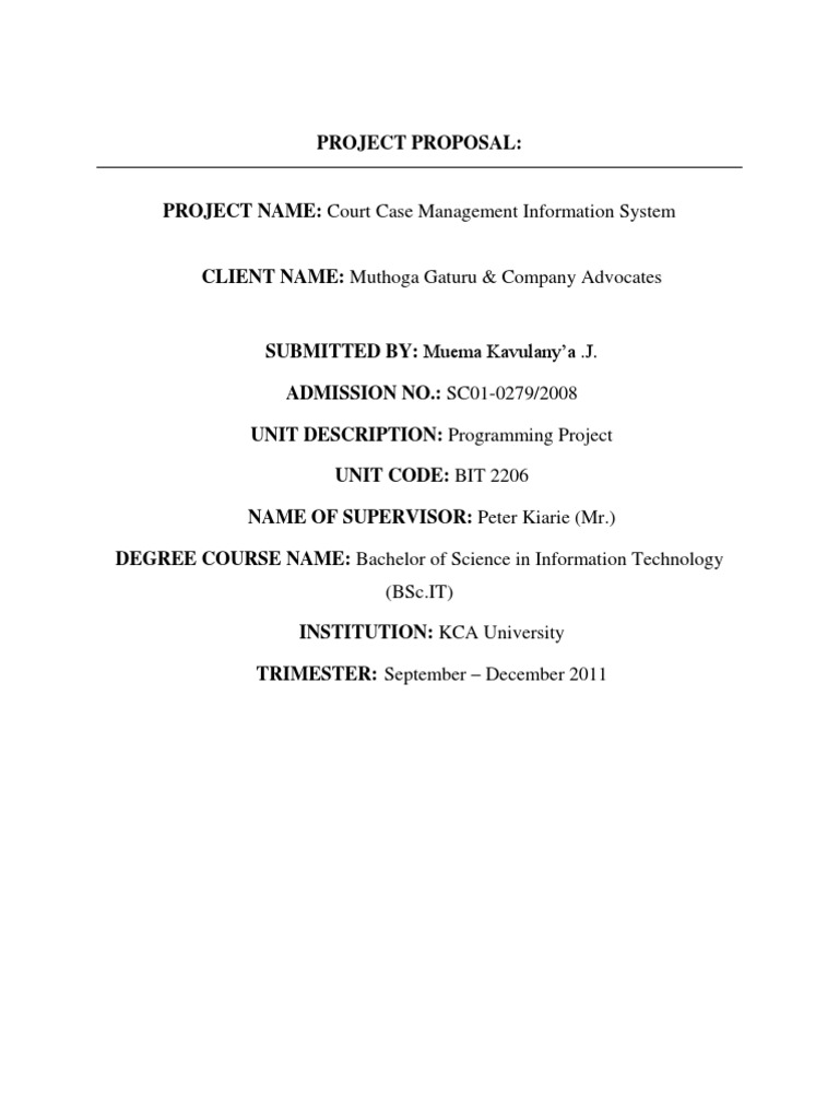 Project Proposal - Programming Project | PDF | Prototype | Business Process