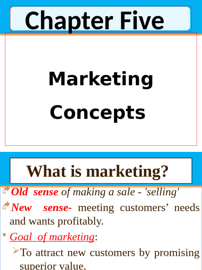 Chap 5 | PDF | Marketing | Sales