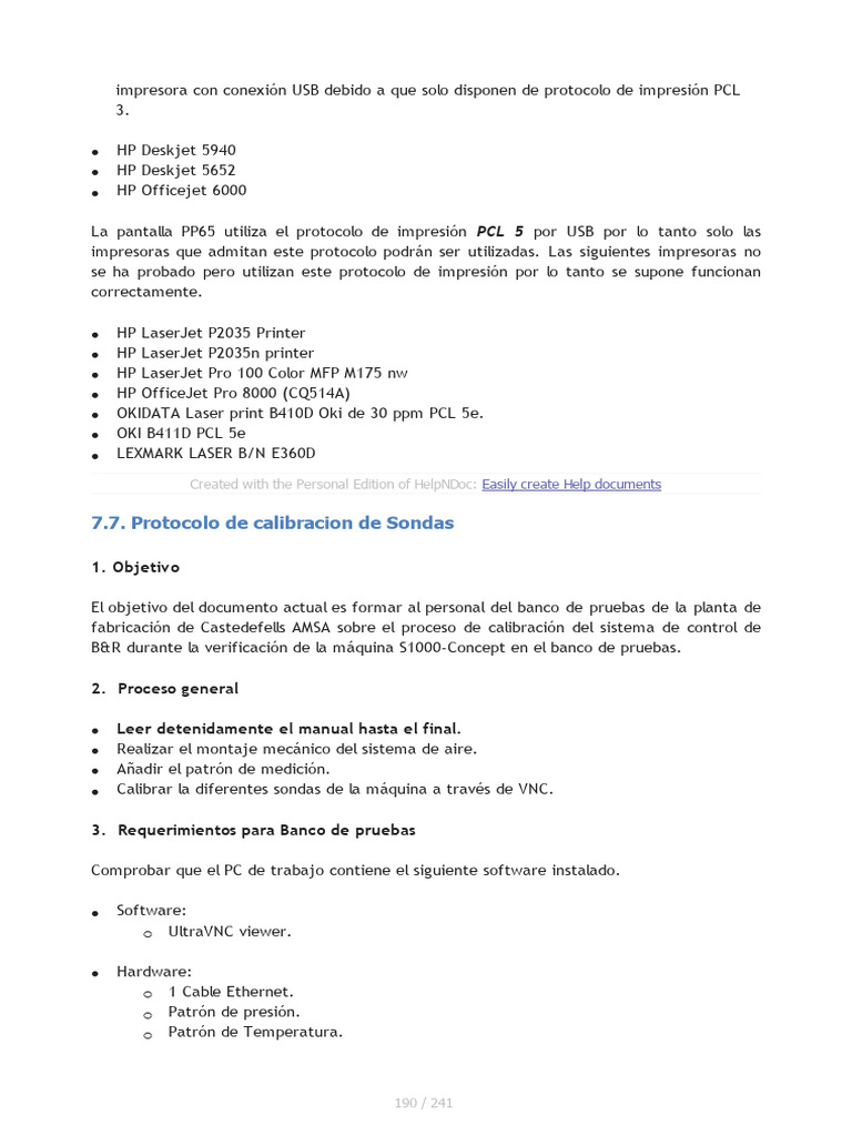 Calibración de Sondas en VNC | PDF | Informática