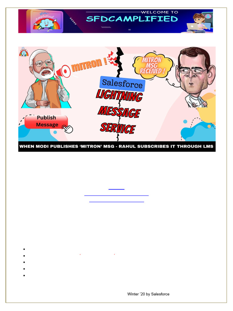 Lightning Message Service in LWC - Modi Mitron Fun Project | PDF ...