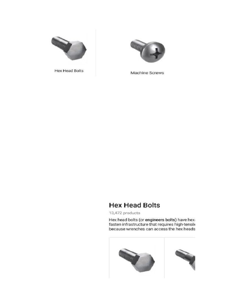 Screw List Softw2 | PDF | Screw | Mechanical Engineering
