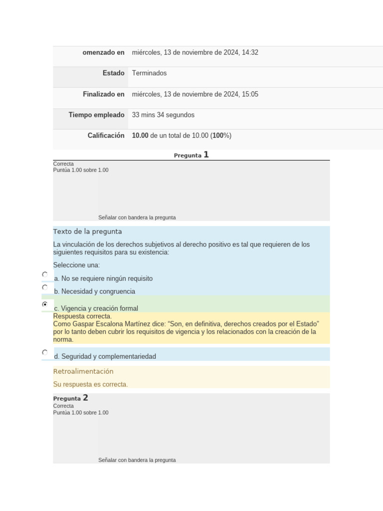 Examen Final Modulo 1 | PDF | Derechos humanos | Constitución