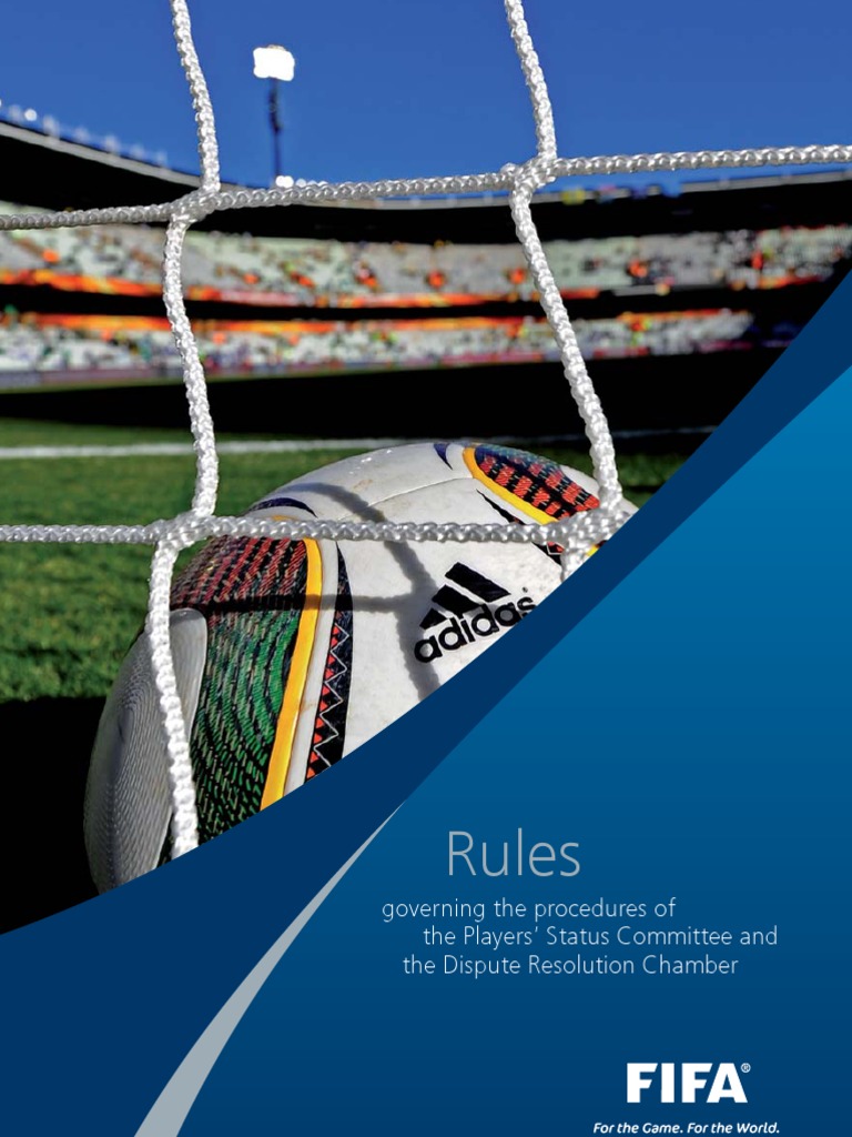 FIFA - Rules Governing The Procedures of The Players' Status Committee ...
