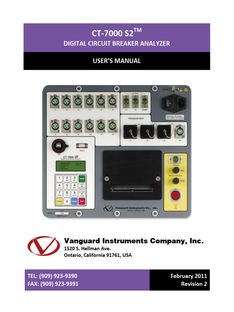 CT-7000 S2 User's Manual | PDF | Resistor | Direct Current