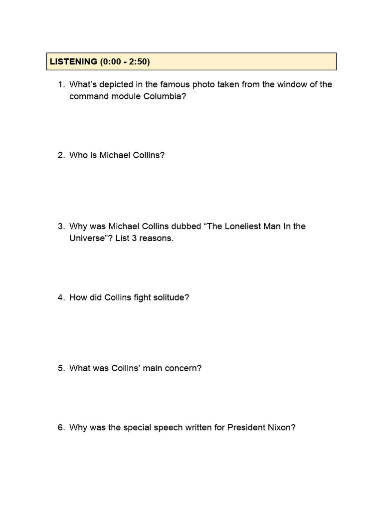 Michael Collins: Apollo 11's Forgotten Astronaut | PDF | Apollo 11 ...