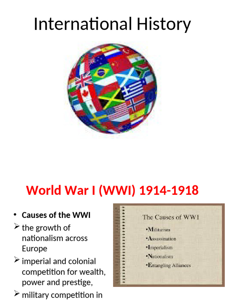 Overview of 20th Century Conflicts | PDF | Cold War | World War I