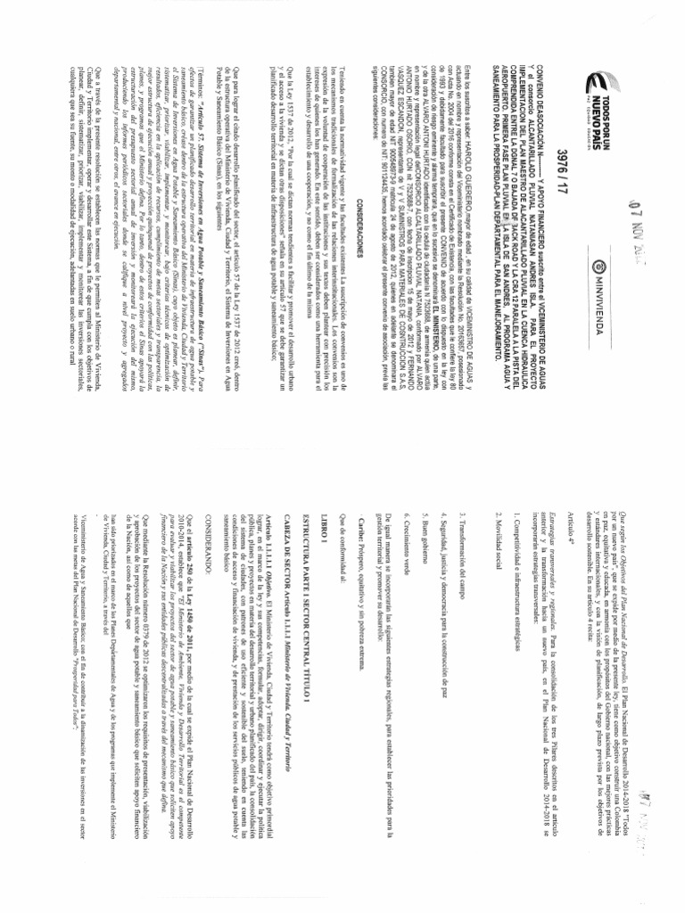 Convenio Incluyendo Interventoria | PDF