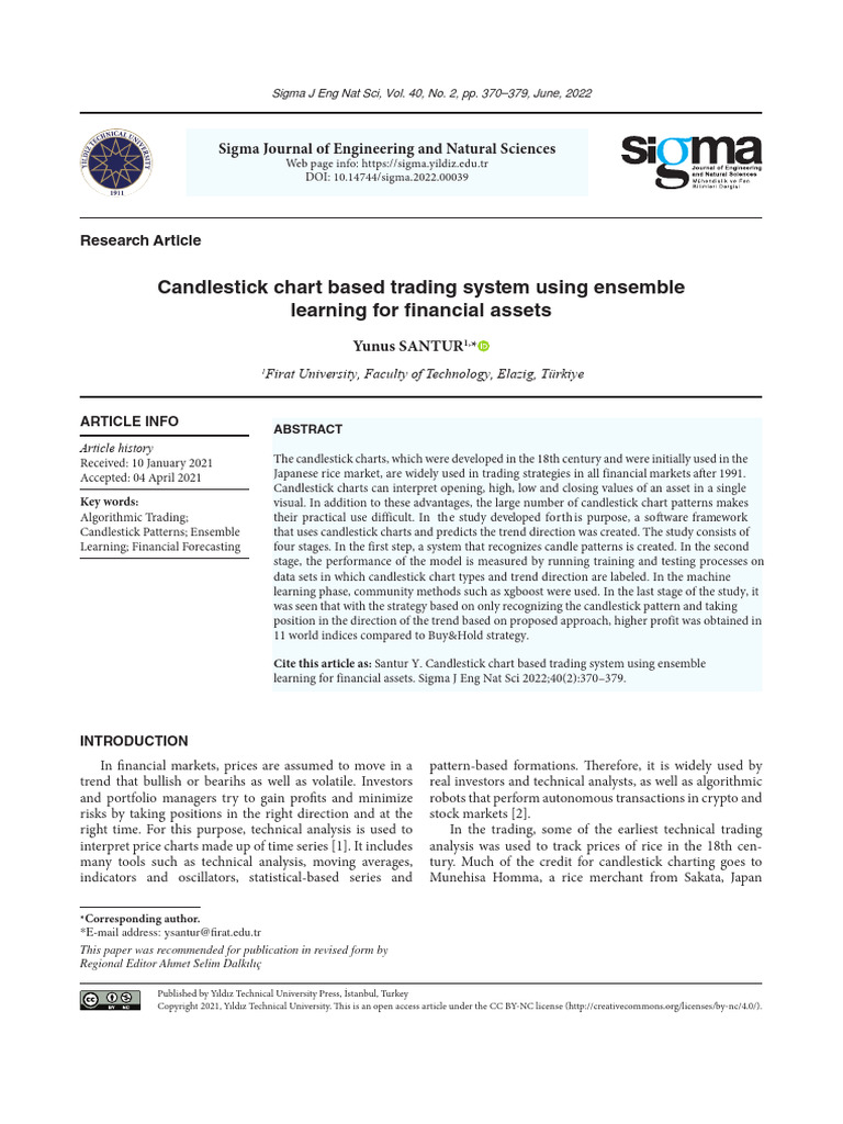 Candlestick Chart Based Trading System Using Ensemble Learning For ...
