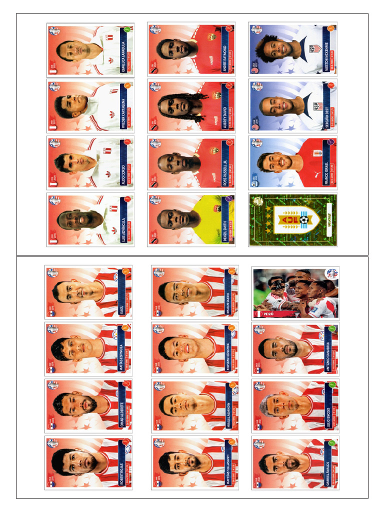 01 Tabloide Adhesivo Jugadores | PDF