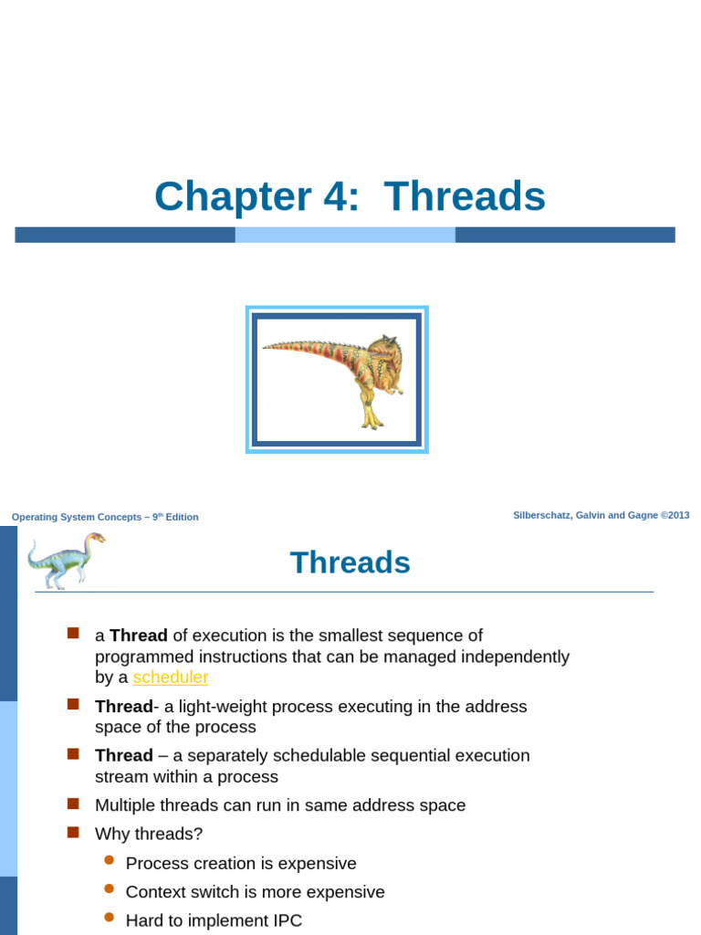 ch4 | PDF | Thread (Computing) | Multi Core Processor