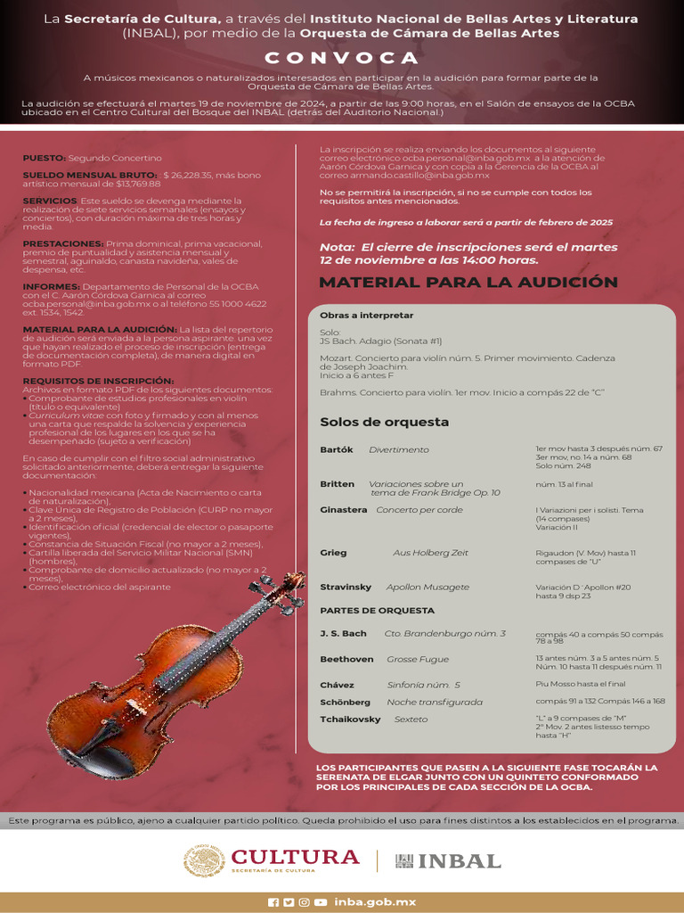 Ocba SegundoConcertino | PDF | Concierto | Música clásica