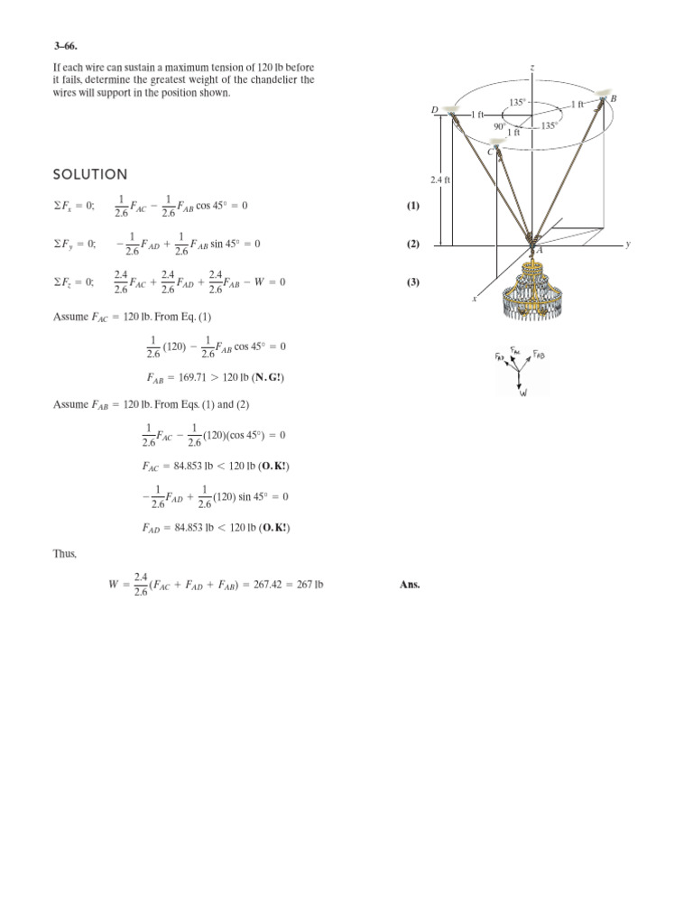 Statics 2 4 | PDF | Force | Physics