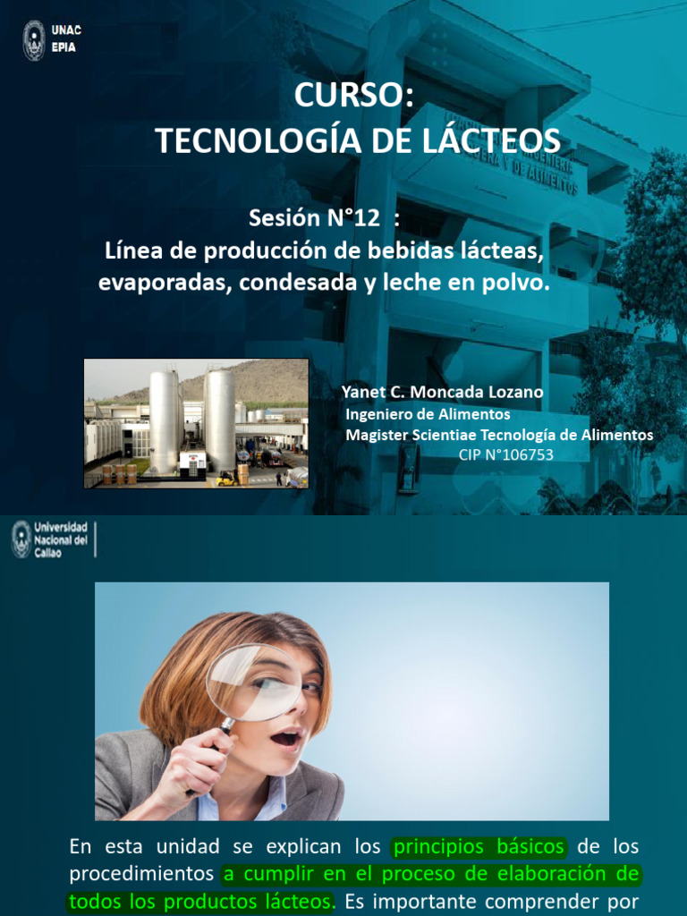 Semana 12 (T) 04 11 24 Linea de PX de BB Lécteas, Evaporadas, Condesada y Leche Polvo | PDF ...