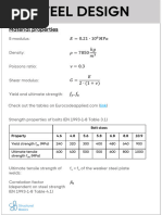 Table of Material Properties For Structural Steel S235, S275, S355 ...
