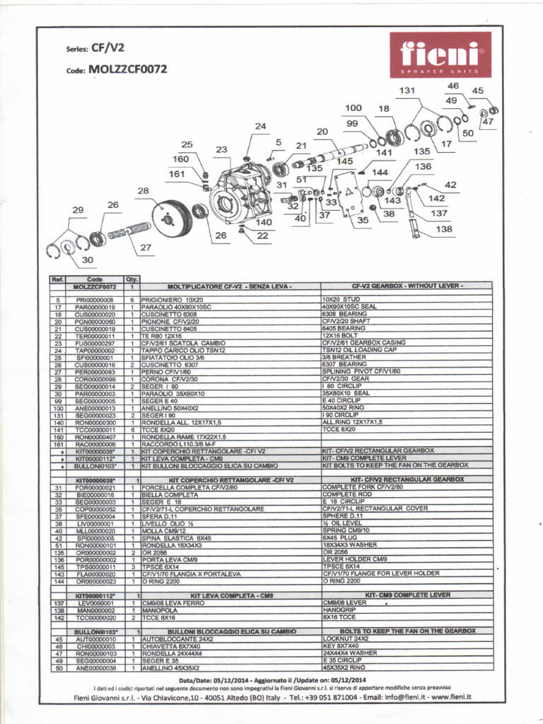 Despiece Caja Multiplicadora | PDF