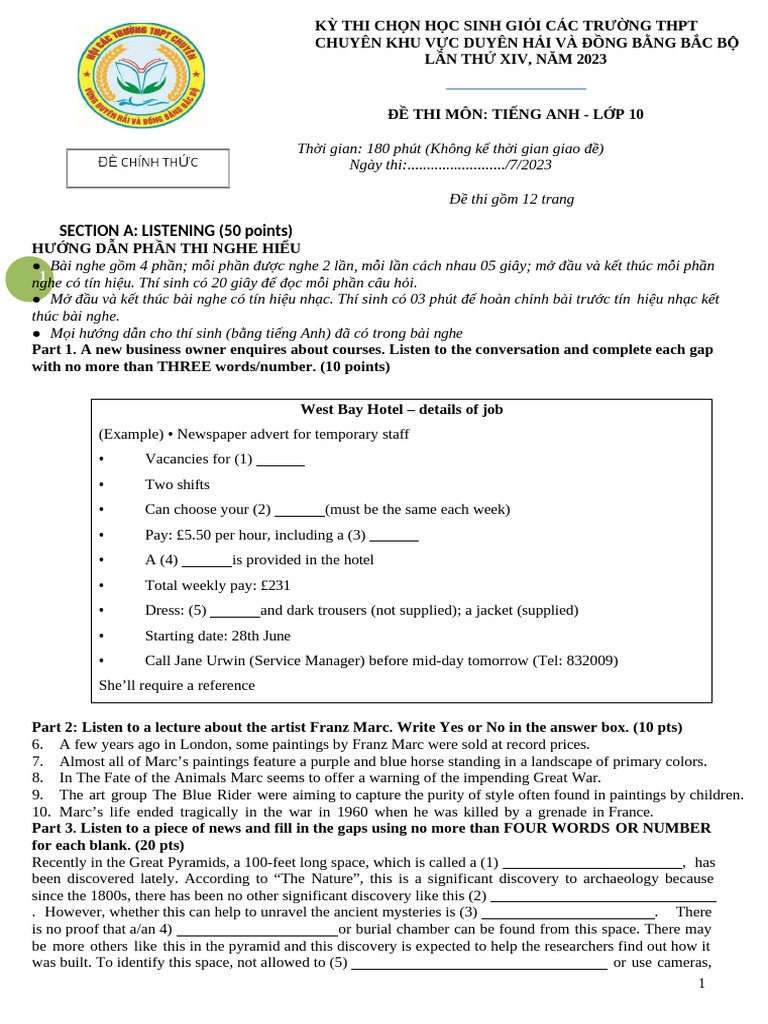 ĐỀ ĐỀ XUẤT CBG - BG Lớp 10.Docx - Google Tài Liệu | PDF | Autism Spectrum | Artificial Intelligence