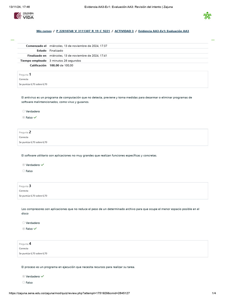 Evidencia Aa3-Ev1 - Evaluación Aa3 Procesos de Soporte Tecnico para El Mantenimiento de Equipos ...