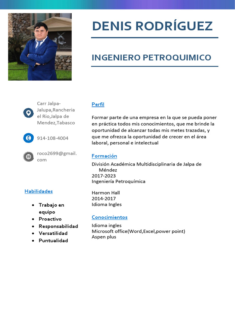 CV Denis Rodriguez | PDF