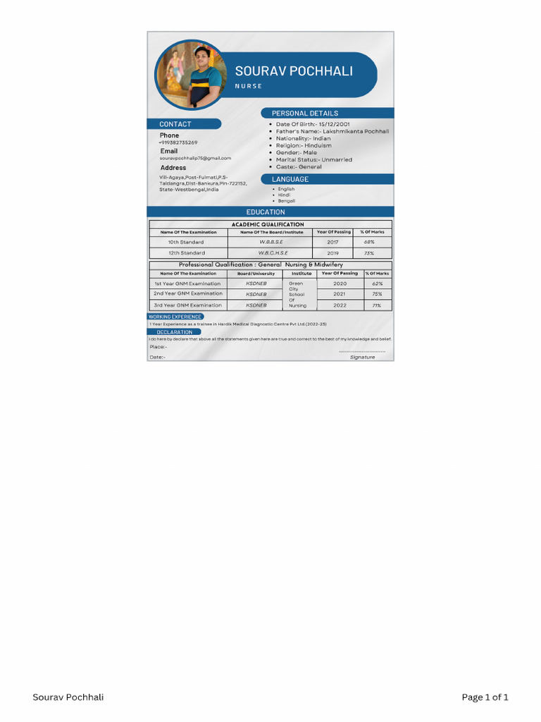 Sourav Pochhali | PDF