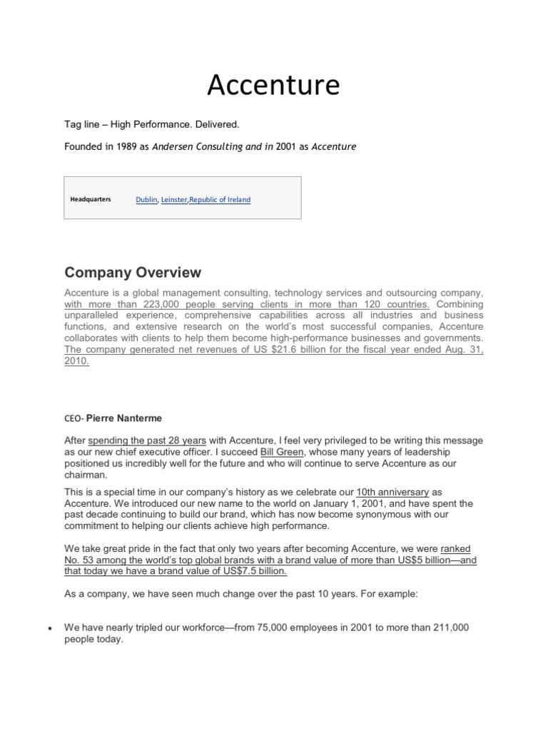 Accenture | PDF | Accenture | Economies