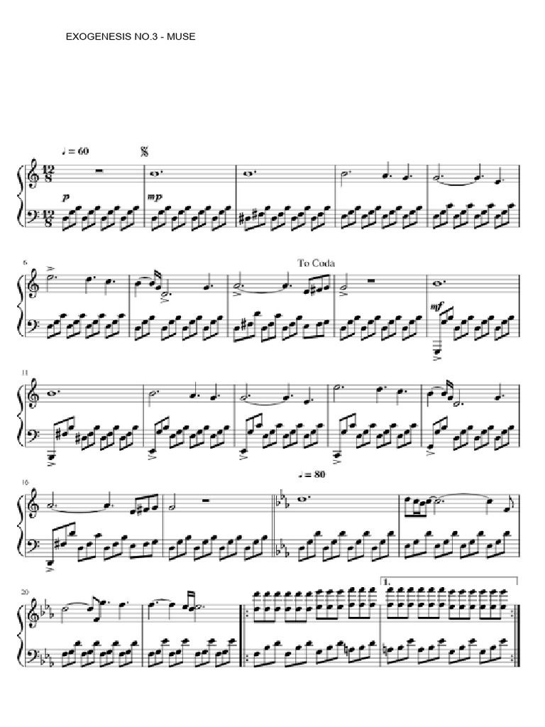 Exogenesis 3 Muse | PDF