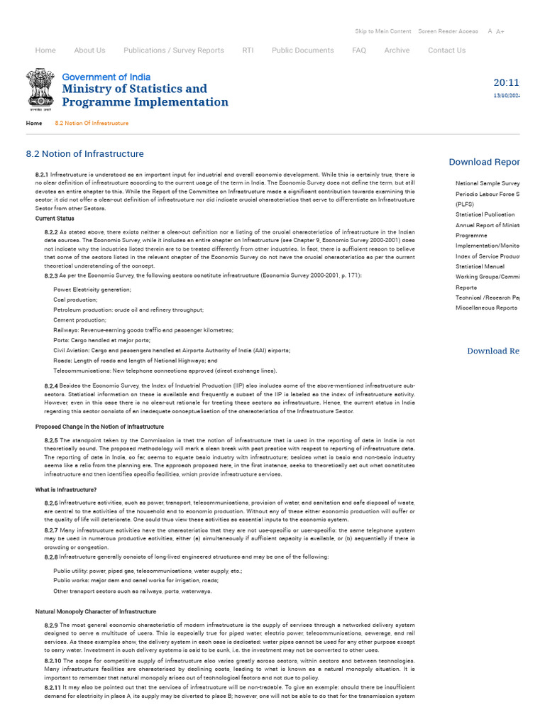 Understanding Infrastructure in India | PDF | Infrastructure | Goods