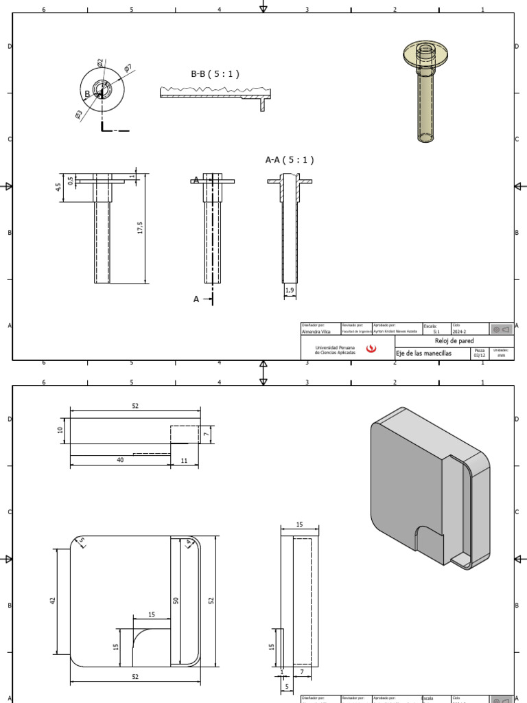 Planos Del Reloj | PDF