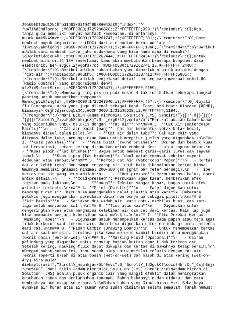 Mari Membuat Jms Sendiri | PDF