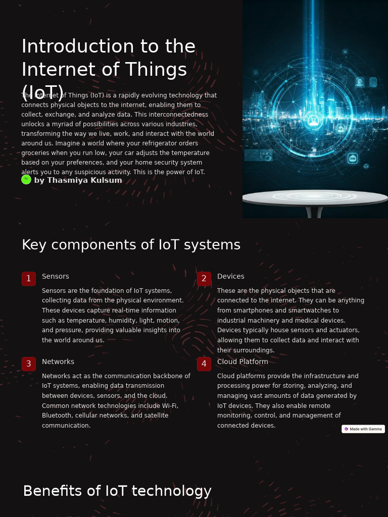 Introduction To The Internet of Things IoT | PDF | Internet Of Things ...
