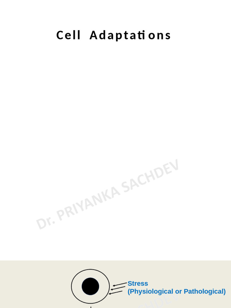 DR Priyanka Sachdev General Pathology | PDF | Apoptosis | Necrosis
