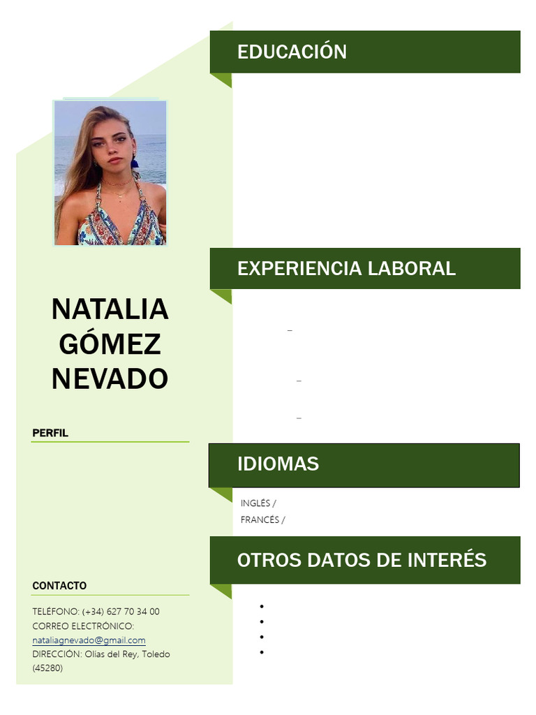 CV Natalia | PDF