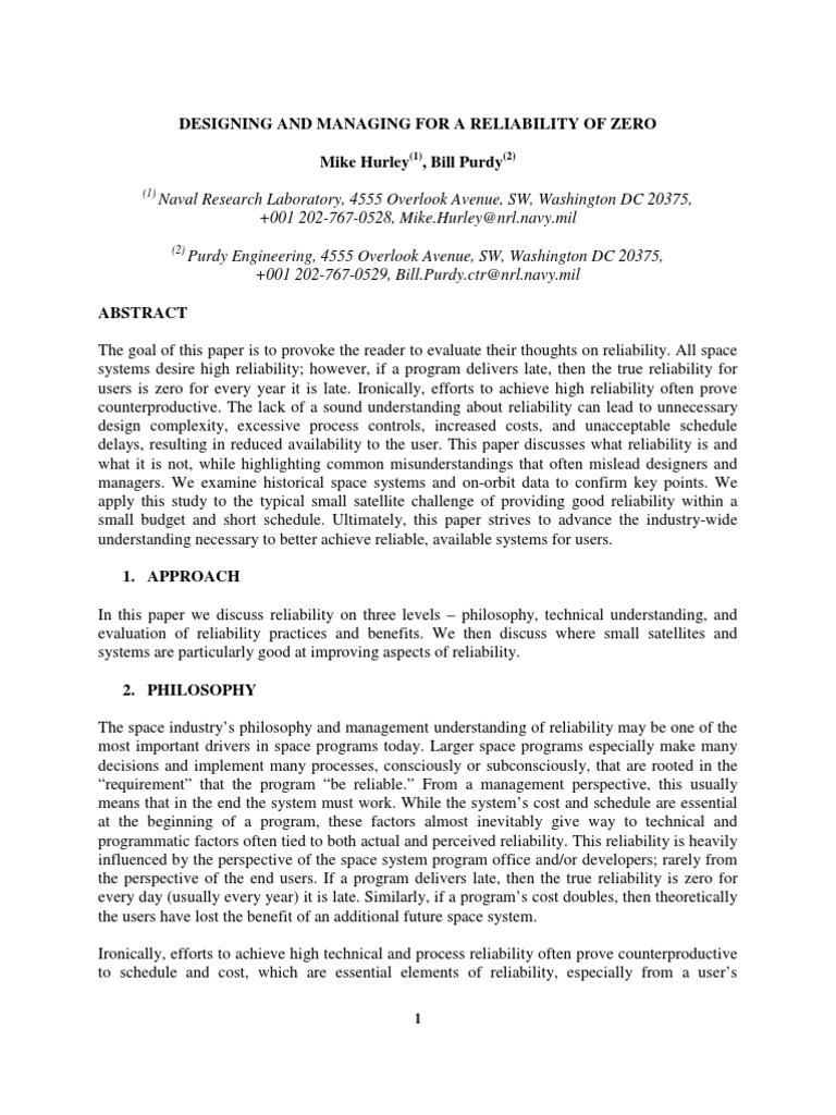 AE4-S12 Article1 Reliability | PDF | Reliability Engineering | Prediction