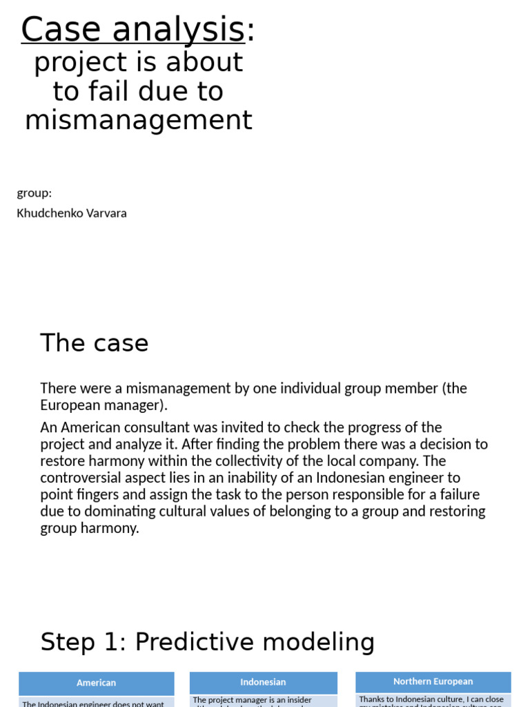 Case Analysis | PDF | Decision Making | Communication