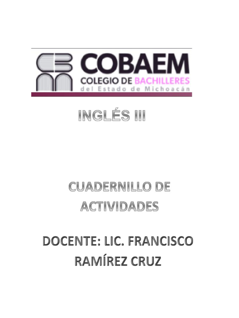 Inglés III | PDF | Narración | Sintaxis