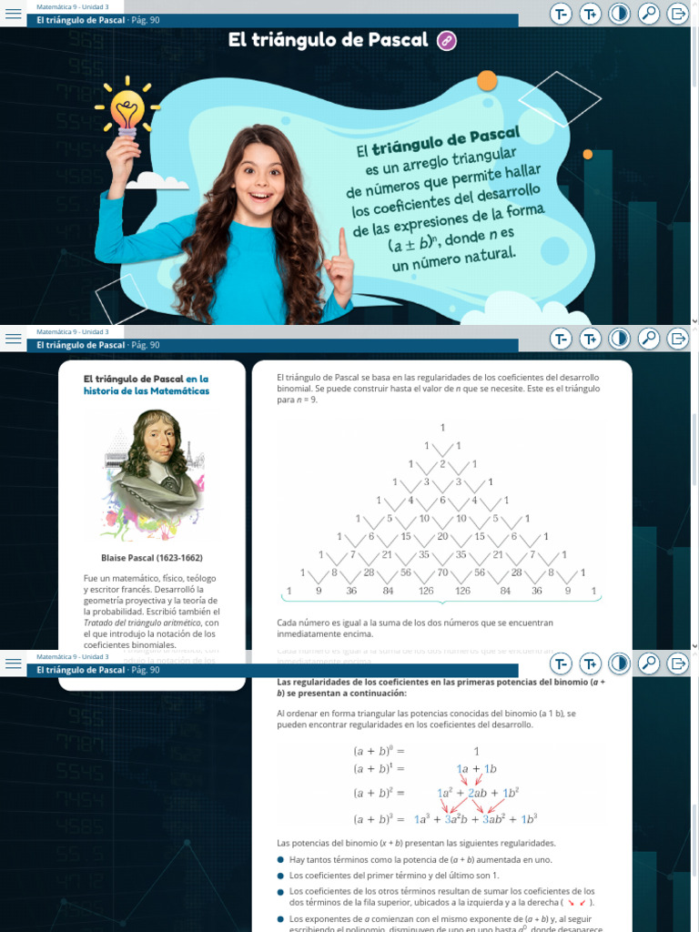 Triangulo de Pascal | PDF | Álgebra | Matemáticas