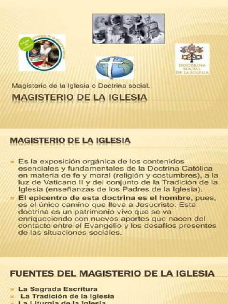 Magisterio de La Iglesia | PDF