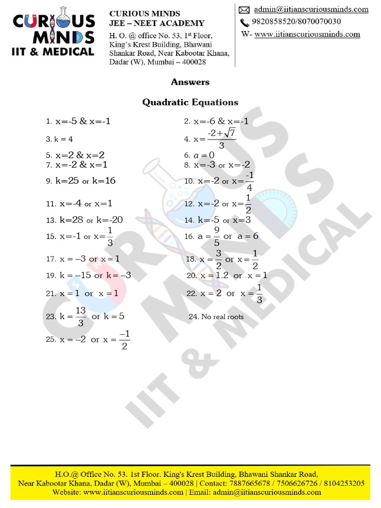 Physics Worksheet Answer Key | PDF | Mathematics | Elementary Mathematics