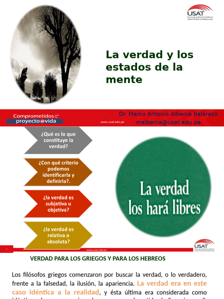 La Verdad | PDF | Verdad | Realismo filosófico
