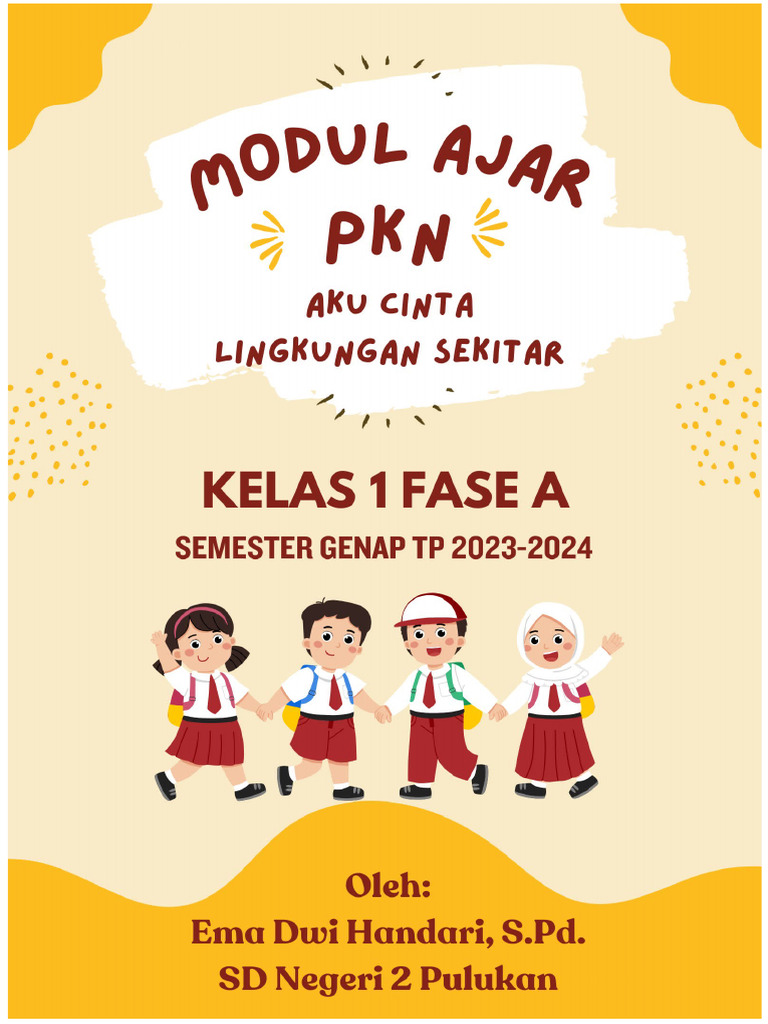 BAB 4 - PPKN Kls 1 (Pertemuan 1) | PDF