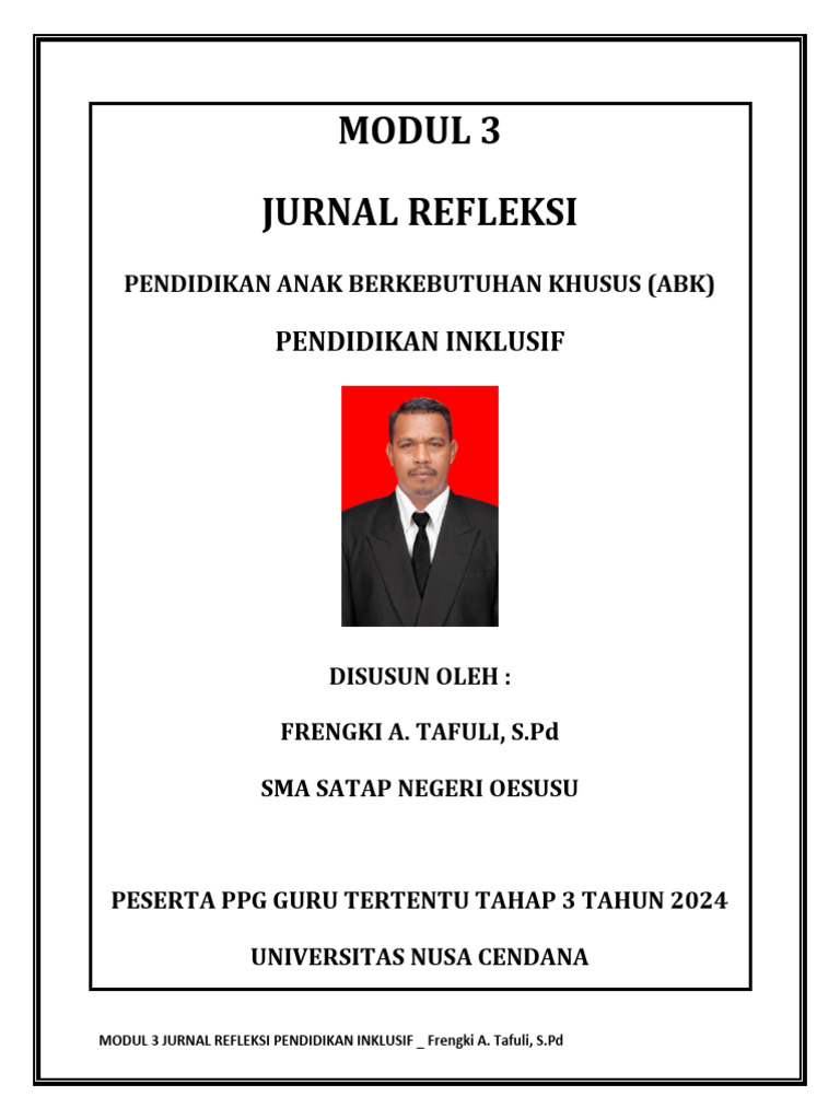 MODUL 3 Frengki A. Tafuli1 | PDF | Karier & Perkembangan