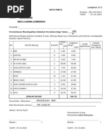 Nota Minta Contoh Editable | PDF