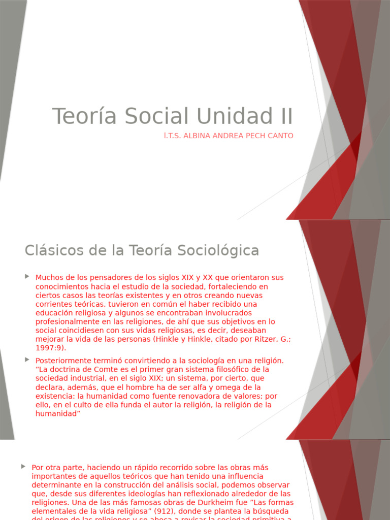Clásicos de la Teoría Sociológica | PDF | Karl Marx | Positivismo