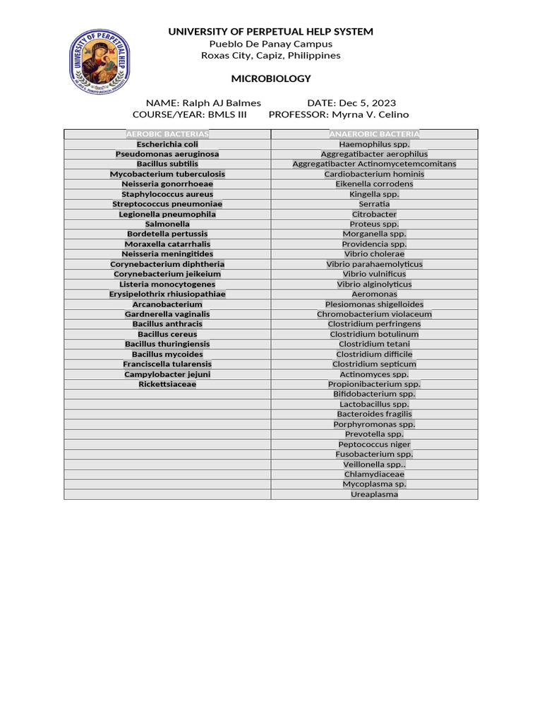 Bacte Lab Assignment Copy Ralph | PDF | Gram Negative Bacteria | Bacillus