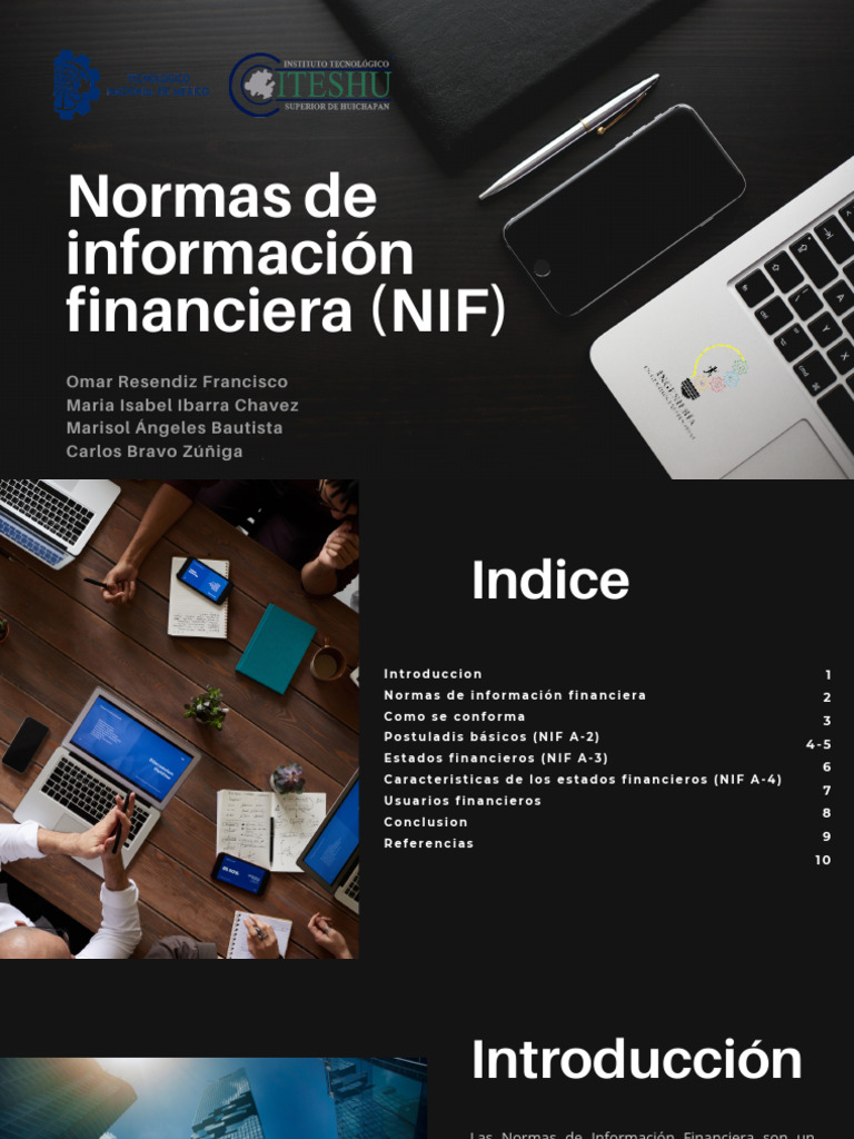 Normas de Información Financiera (NIF) | PDF | Estado financiero | Contabilidad