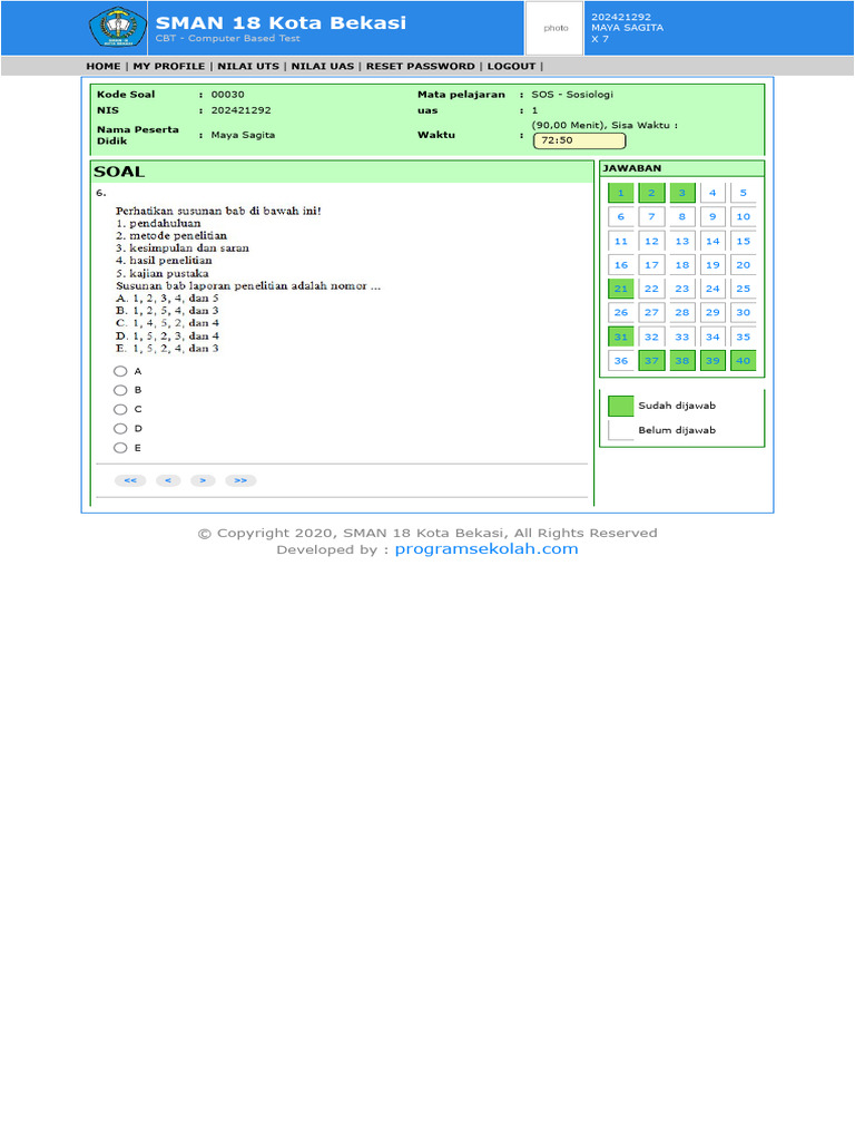 SMAN 18 Kota Bekasi | PDF