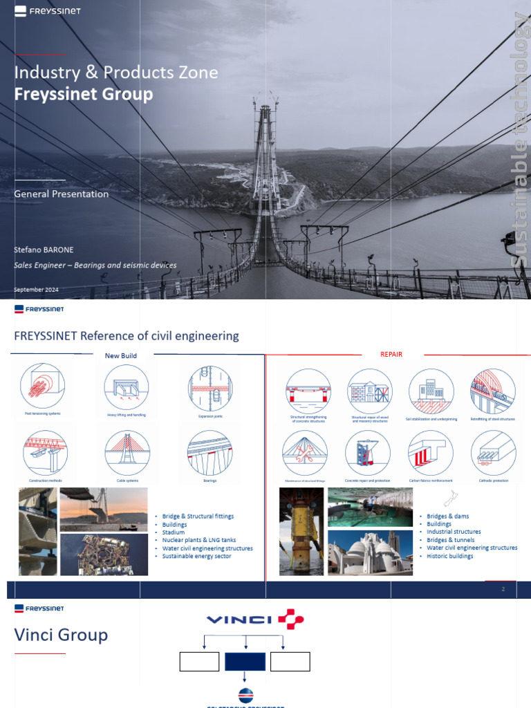 Freyssinet - Industry & Products Zone General Presentation | PDF ...