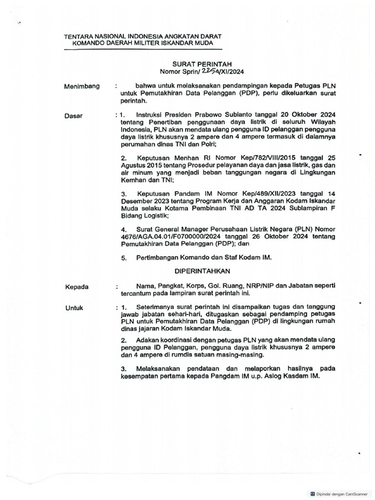 SP22542024 Pemutakhiran Data Pelanggan (PDP) | PDF