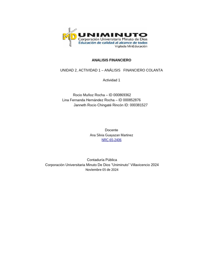 Formato Ejerc Analisis e Indicadores | PDF | Bancos | Economias