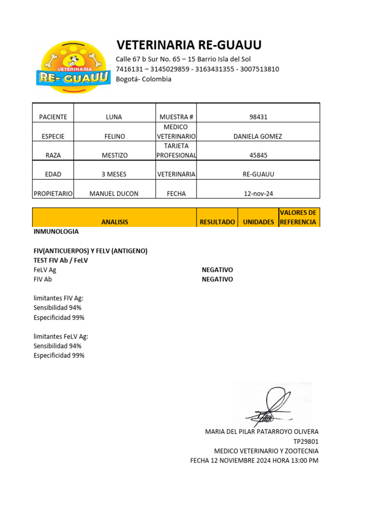 Resultados Luna Ducon Vif Vilef | PDF