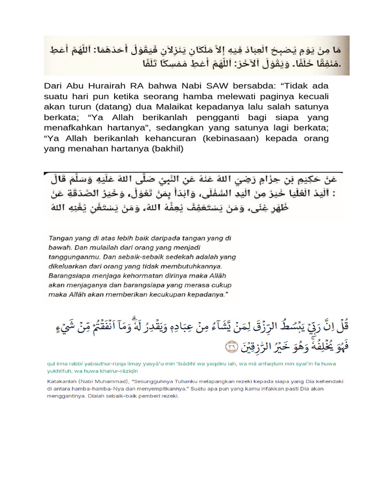 Dari Abu Hurairah RA Bahwa Nabi SAW Bersabda | PDF